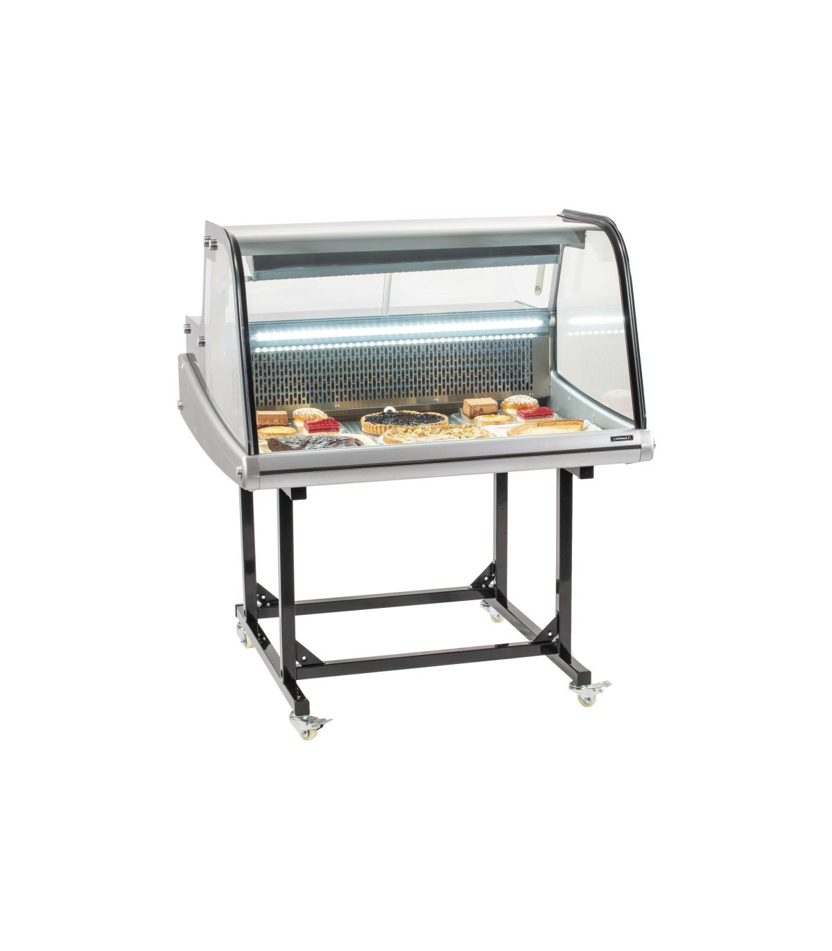 Vitrine réfrigérée de marché 175L sur chariot CVRM175L CASSELIN
